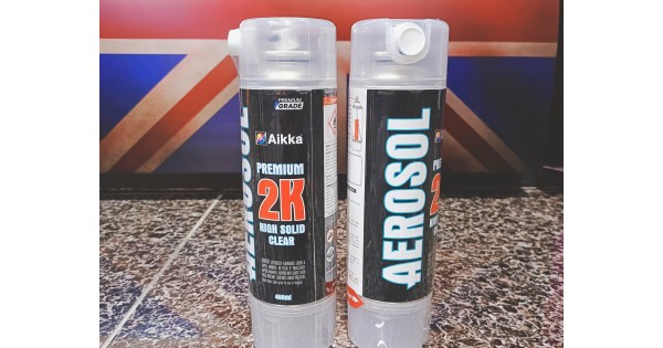 Aikka 2K Aerosol High Solid Clearcoat Spray Paint 2:1
